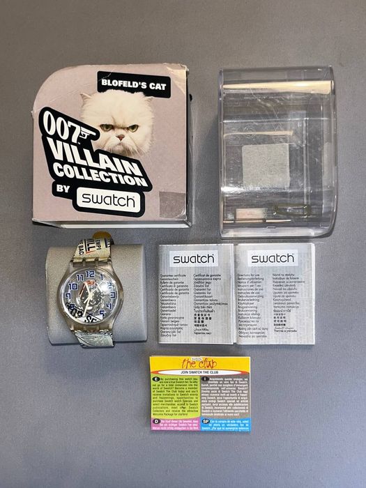 Very Rare Swatch SUJK138: ELLIOT CARVER — TOMORROW NEVER DIES (007 ...