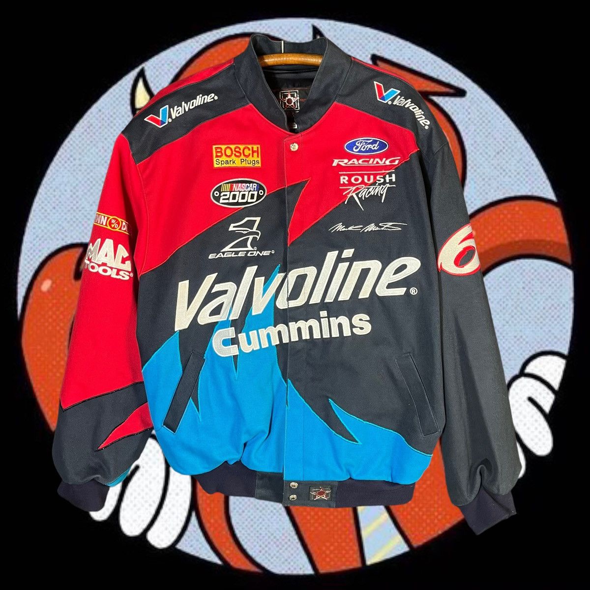 Jeff Hamilton × NASCAR × Vintage Vintage 90s Mark Martin NASCAR Jacket ...