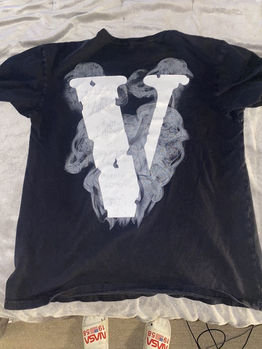 Vlone Vlone flying skeleton Tshirt | Grailed