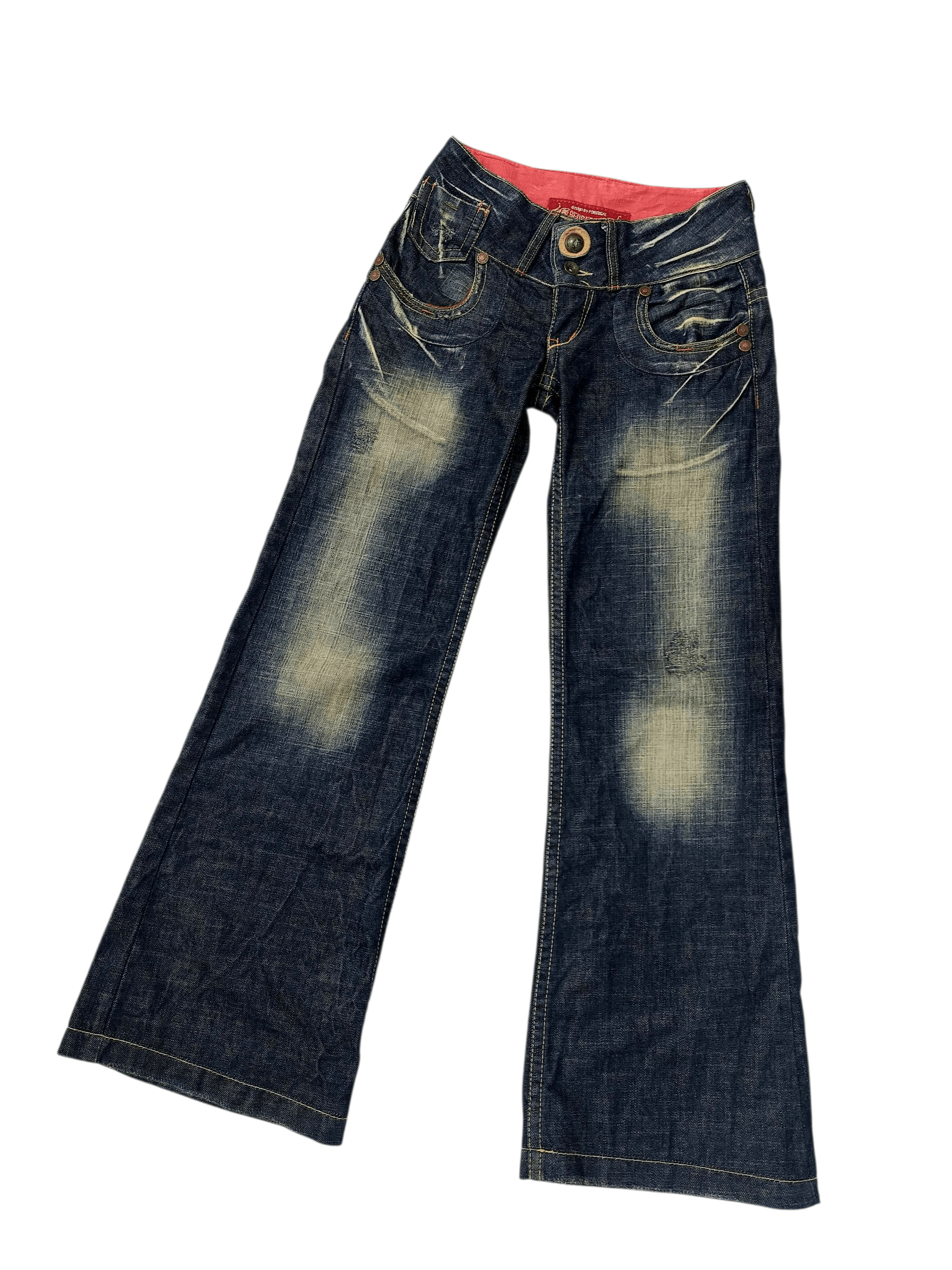 Vintage Red Pepper Punk Flare Unisex Low Rise Denim | Grailed