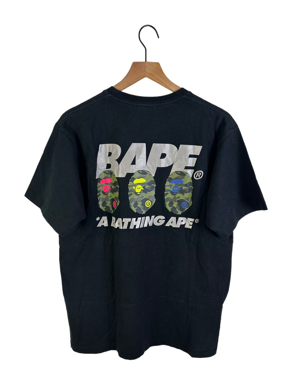 Bape Bape Head Back Print T-Shirts | Grailed