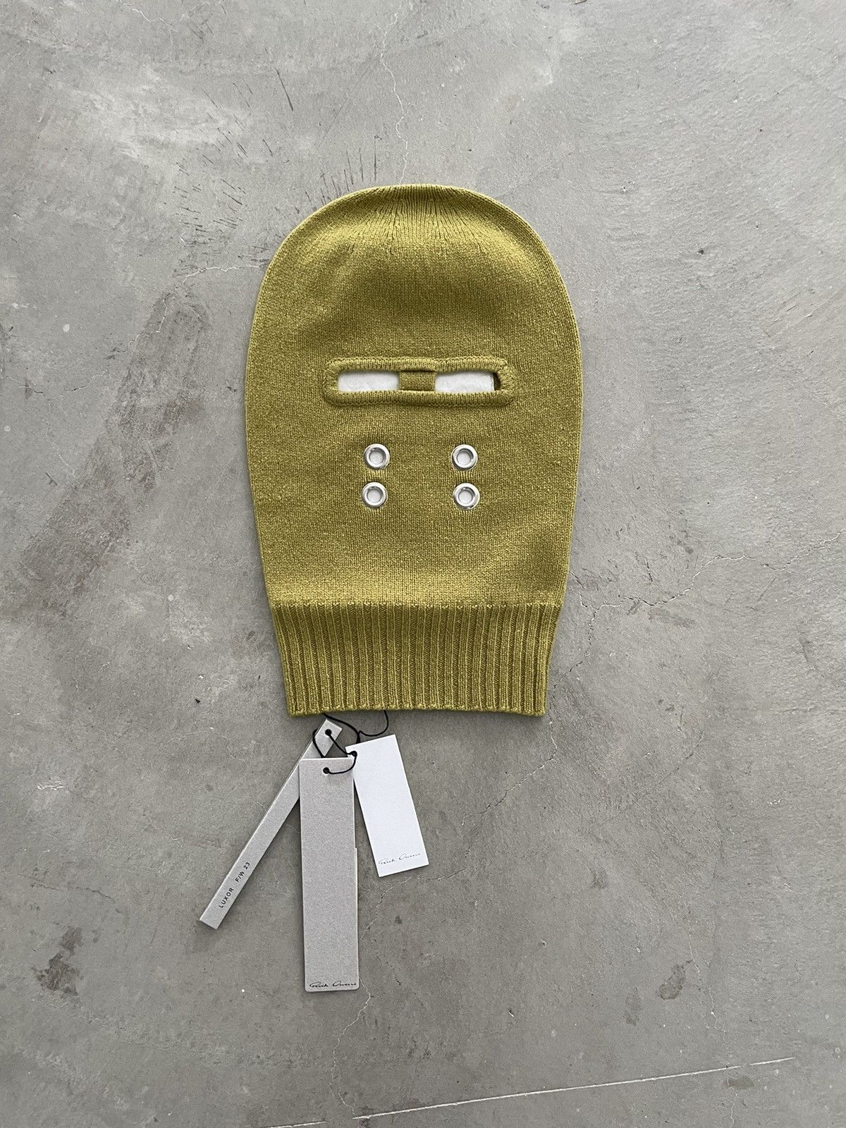 Rick Owens Rick Owens fw23 Luxor gimp balaclava mask | Grailed