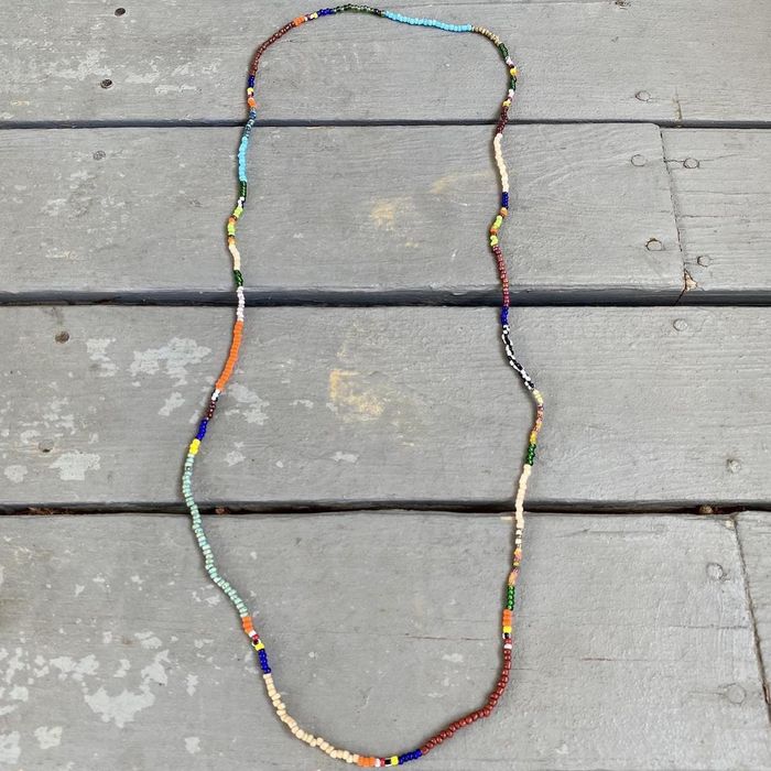 Handmade Long Seed Bead Necklace | Grailed