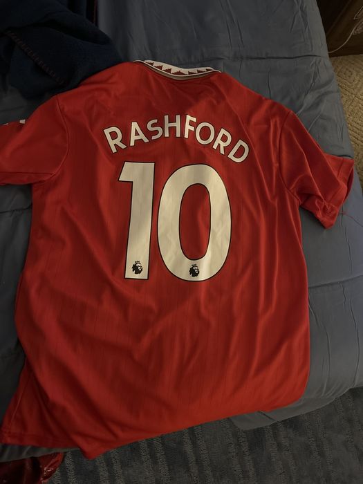 Adidas Marcus Rashford Manchester United Jersey Grailed