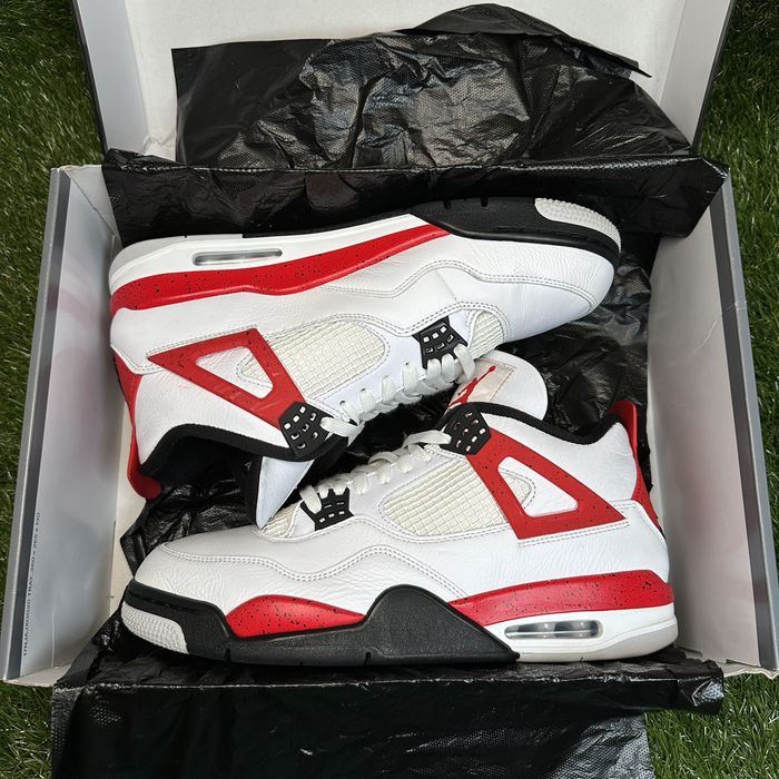 Nike Air Jordan 4 Red Cement | Grailed