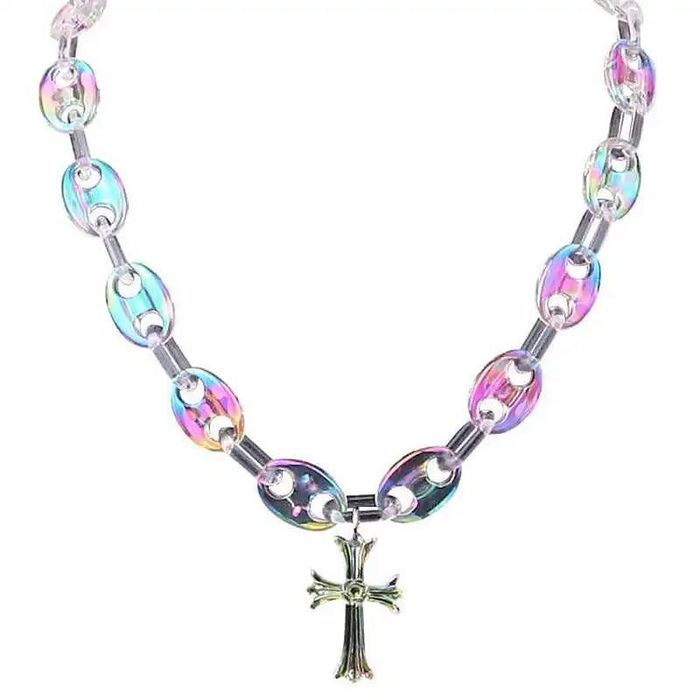 Designer Opium Swag Y2K Cross Necklace | Grailed