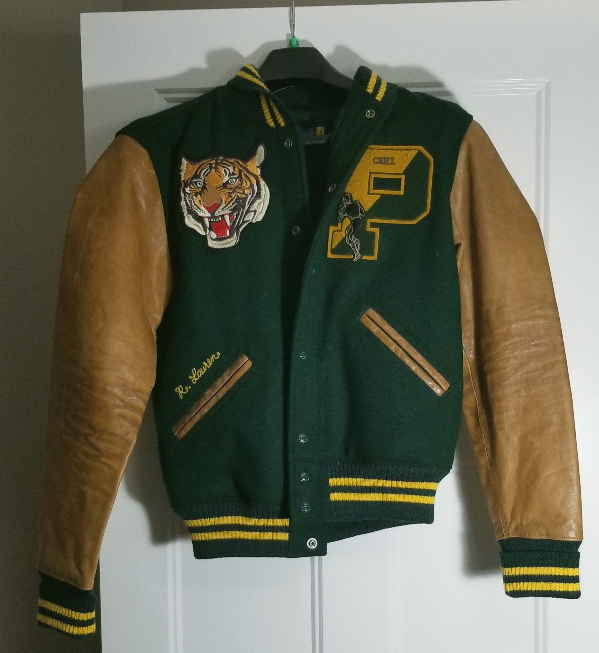 Polo Ralph Lauren Polo Ralph Lauren Tiger Varsity Letterman Jacket ...
