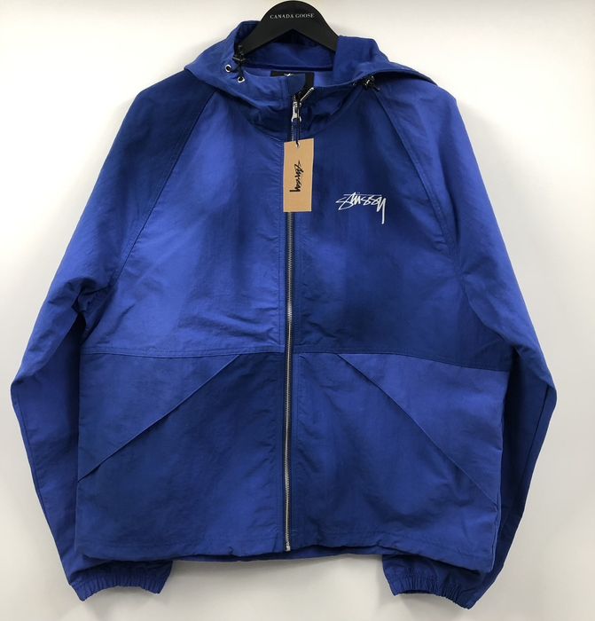 Stussy Stussy Blue Beach Shell Wave Dye Jacket Large | Grailed