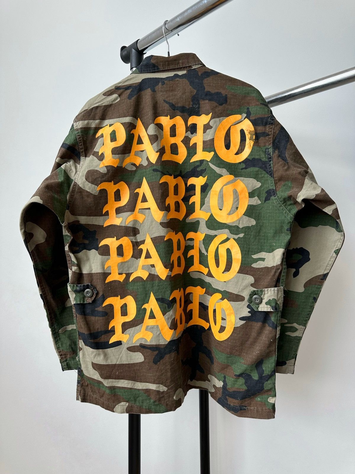 Kanye West Kanye West The Life Of Pablo Merch Camo Military Army Jacket ...