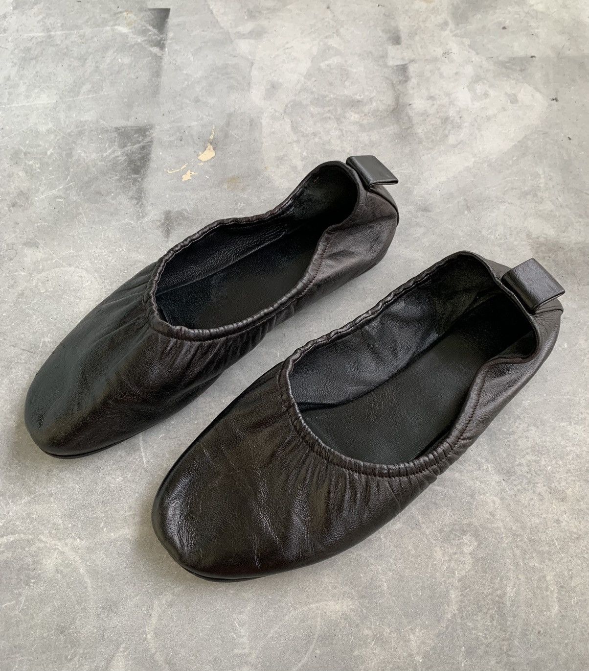 Celine CELINE SOFT BALLERINA LEATHER FLATS | Grailed