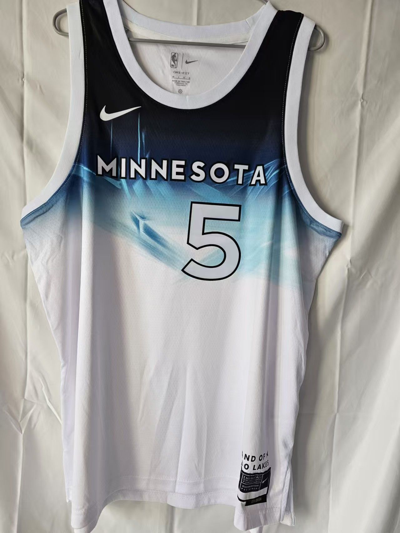 NBA Minnesota Timberwolves #5 Anthony Edwards Jersey City XL | Grailed