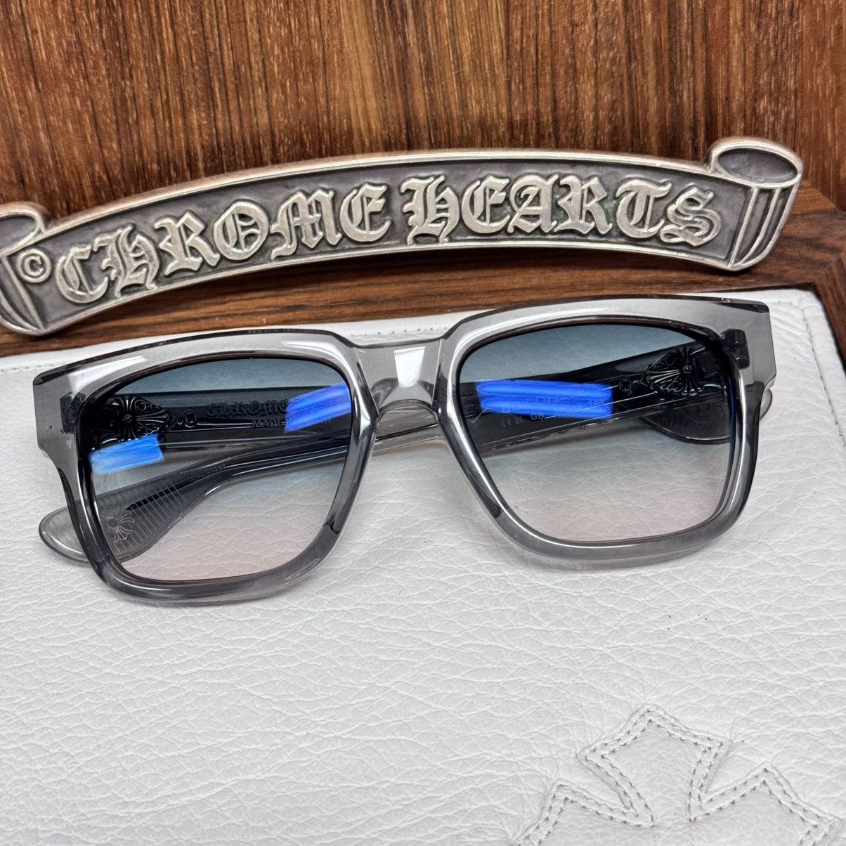 Chrome Hearts Chrome Hearts Box Officer Sunglasses | Grailed