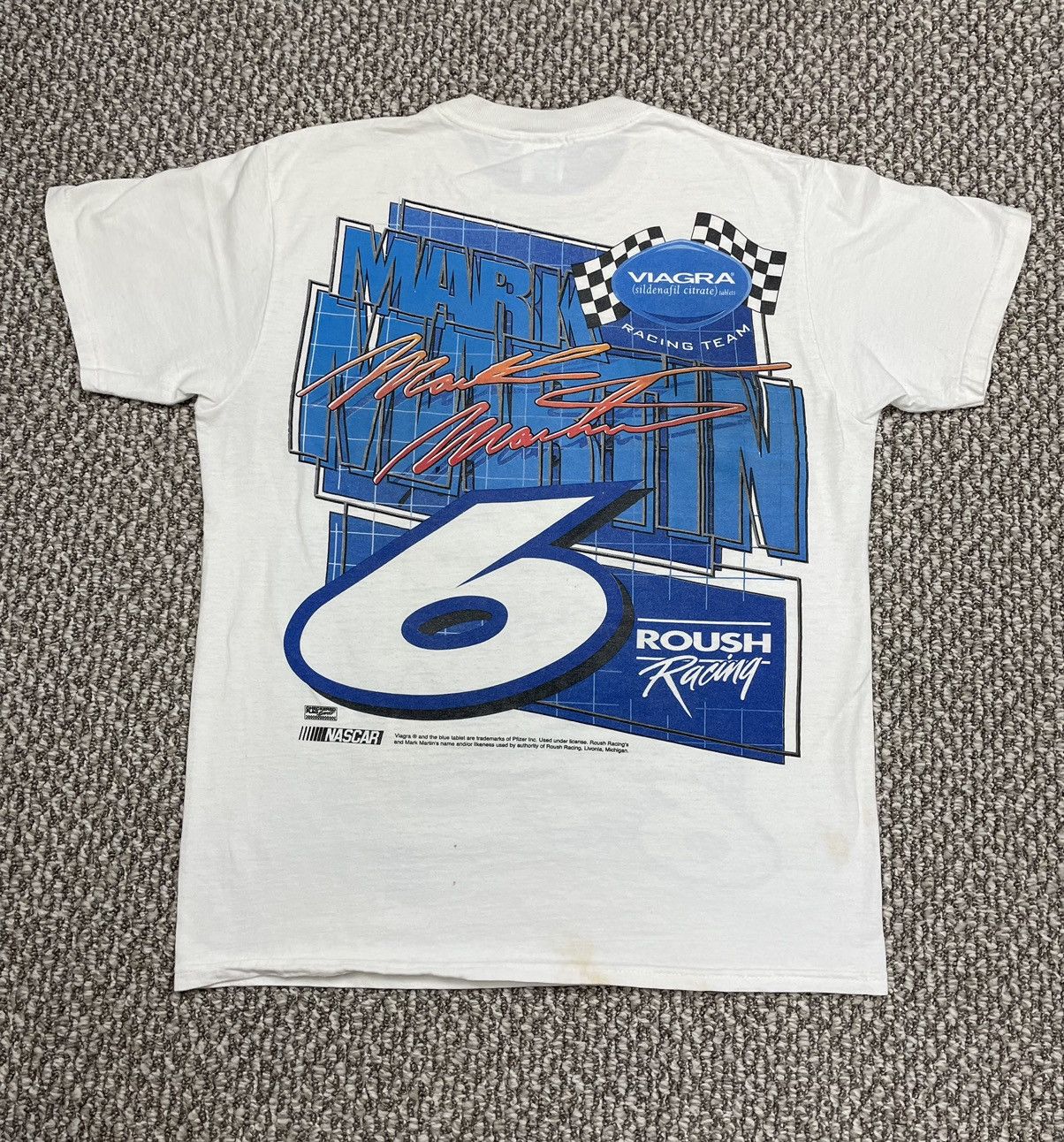 Vintage Vintage NASCAR Mark Martin Viagra Ford Car Racing AOP Hype ...