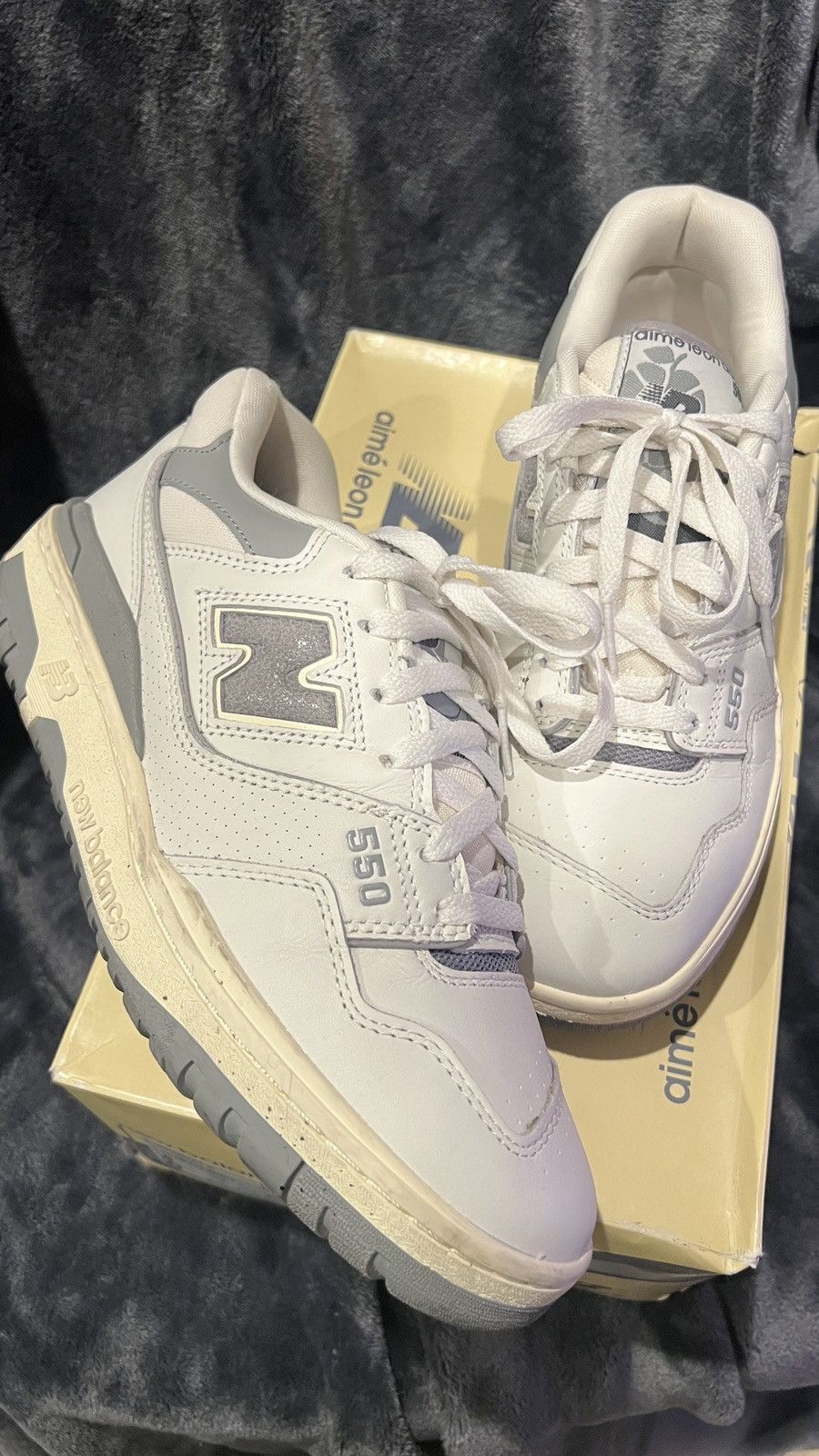 New Balance Aime Leon Dore x New Balance 550 “Grey” | Grailed