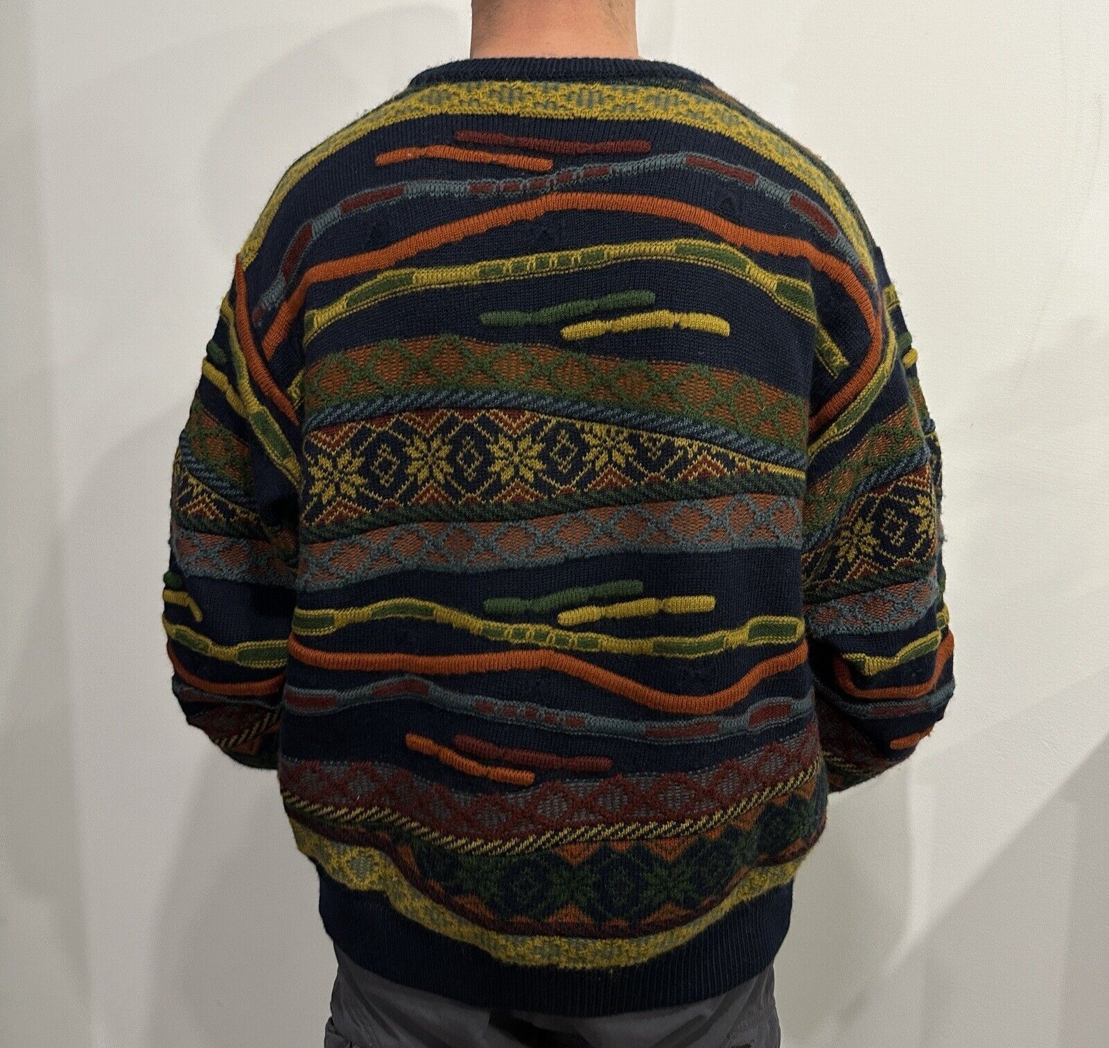 Vintage Geccu Australia Merino Wool Sweater Mens Coogi Style | Grailed