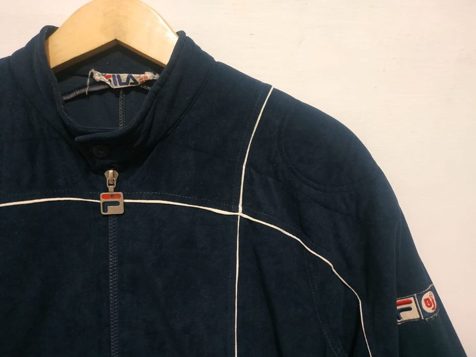 Vintage 80's Fila Terrinda BJ Bjorn Borg Velvet Track Jacket | Grailed