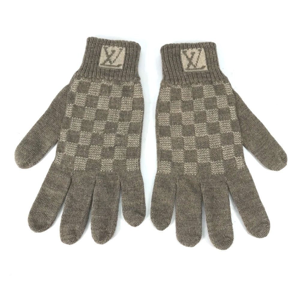 Louis Vuitton Louis Vuitton Damier Lv Logo Glove Wool Women | Grailed