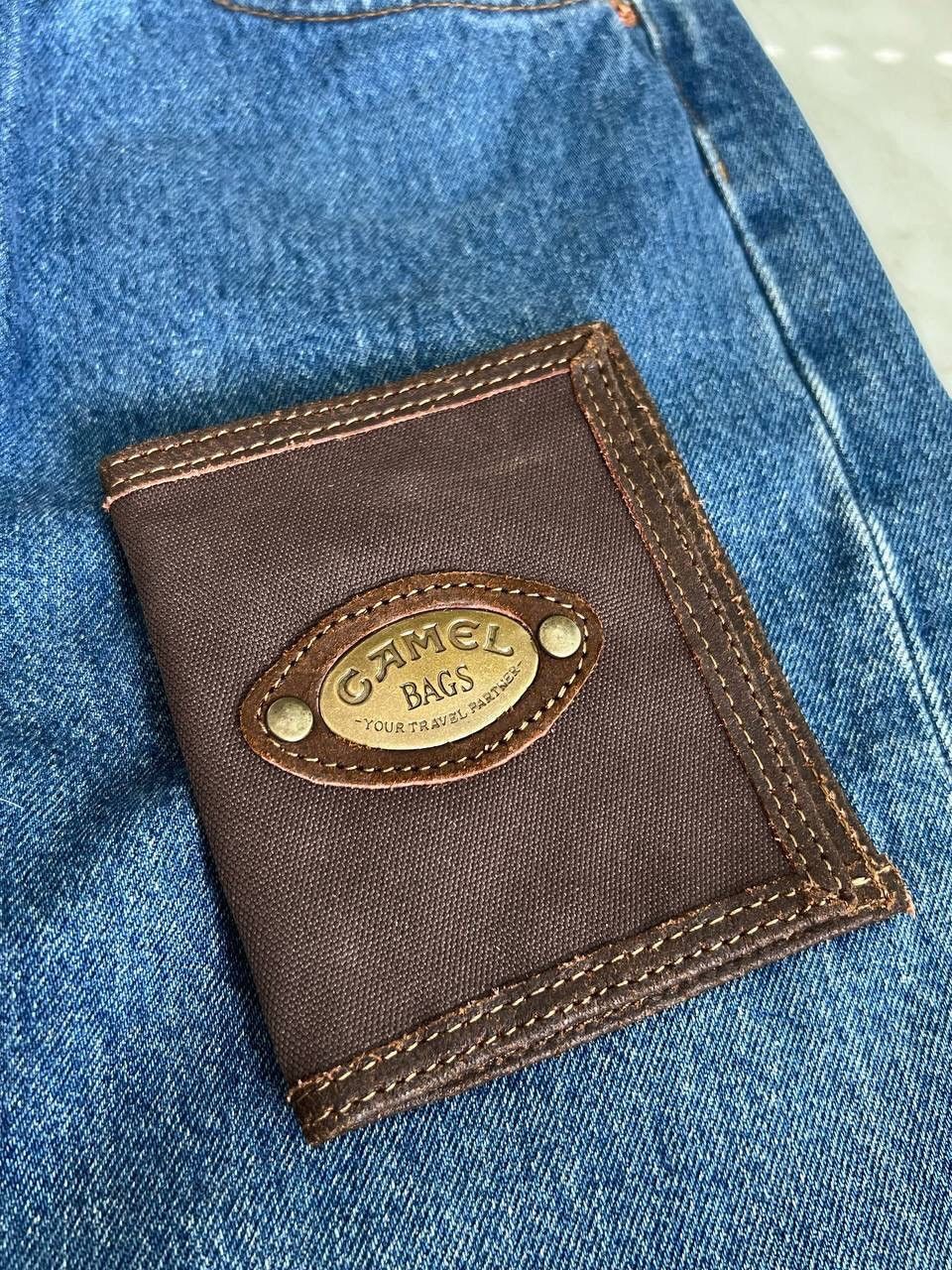 Camel × Marlboro × Vintage 90s Vintage Camel Brown Wallet | Grailed