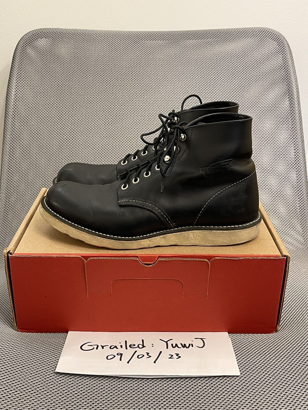 Red Wing 8165 Plain toe boots | Grailed