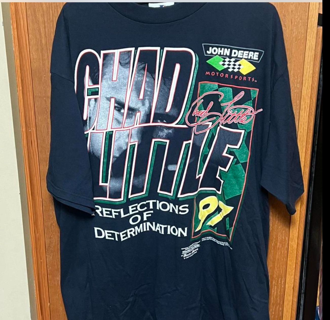 Logo Athletic × NASCAR × Vintage John Deere Chad Little Racing Shirt ...