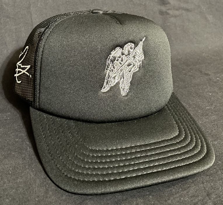 Richie Le Collection Richie Le Collection Black Trucker Chrome Angel ...
