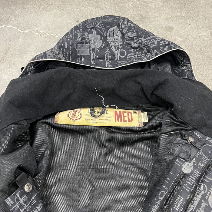 Vintage Y2k grenade snowboard all over jacket rain rare burton | Grailed