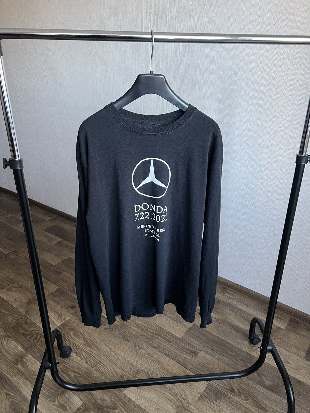 Kanye West Kanye West Donda Merch Mercedes-Benz Stadium Atlanta 21 Tee ...