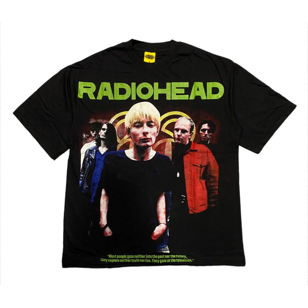 Band Tees × Rare Radiohead oversize fan made tee | Grailed