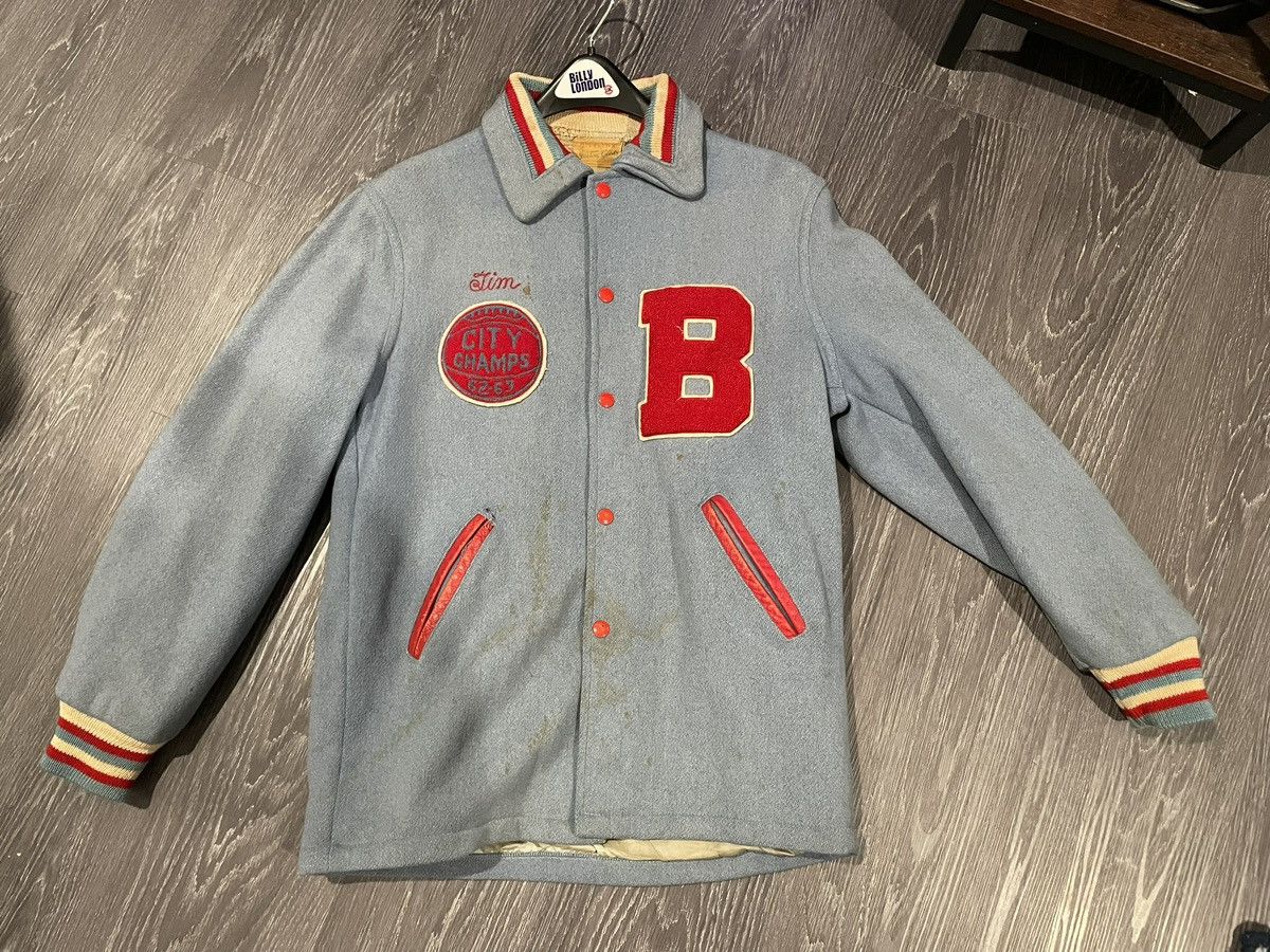 Streetwear × Varsity Jacket × Vintage Belmont Varsity Jacket 1962-1963 ...