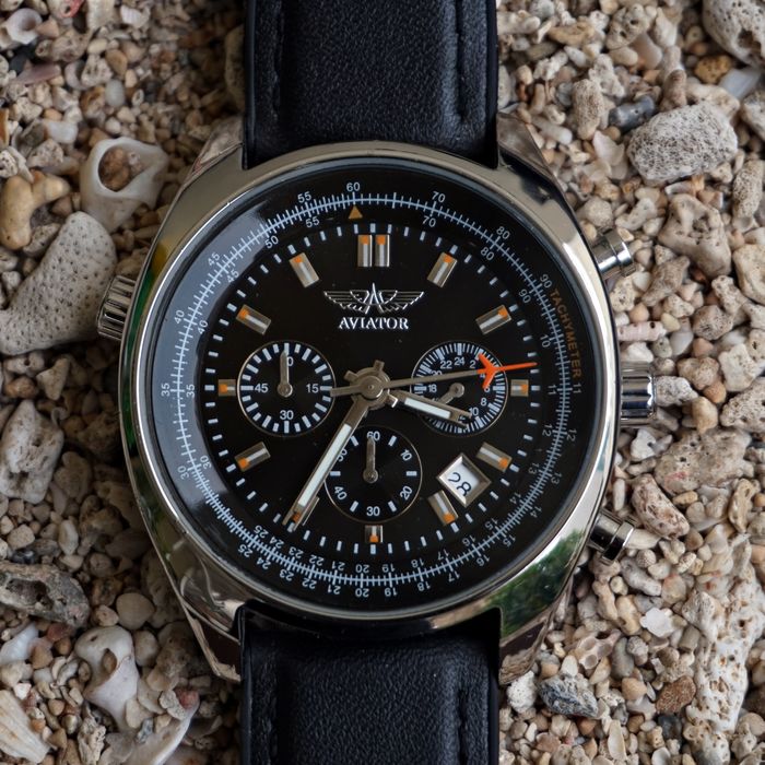 Watches 2000s Aviator Chronograph Watch | Grailed