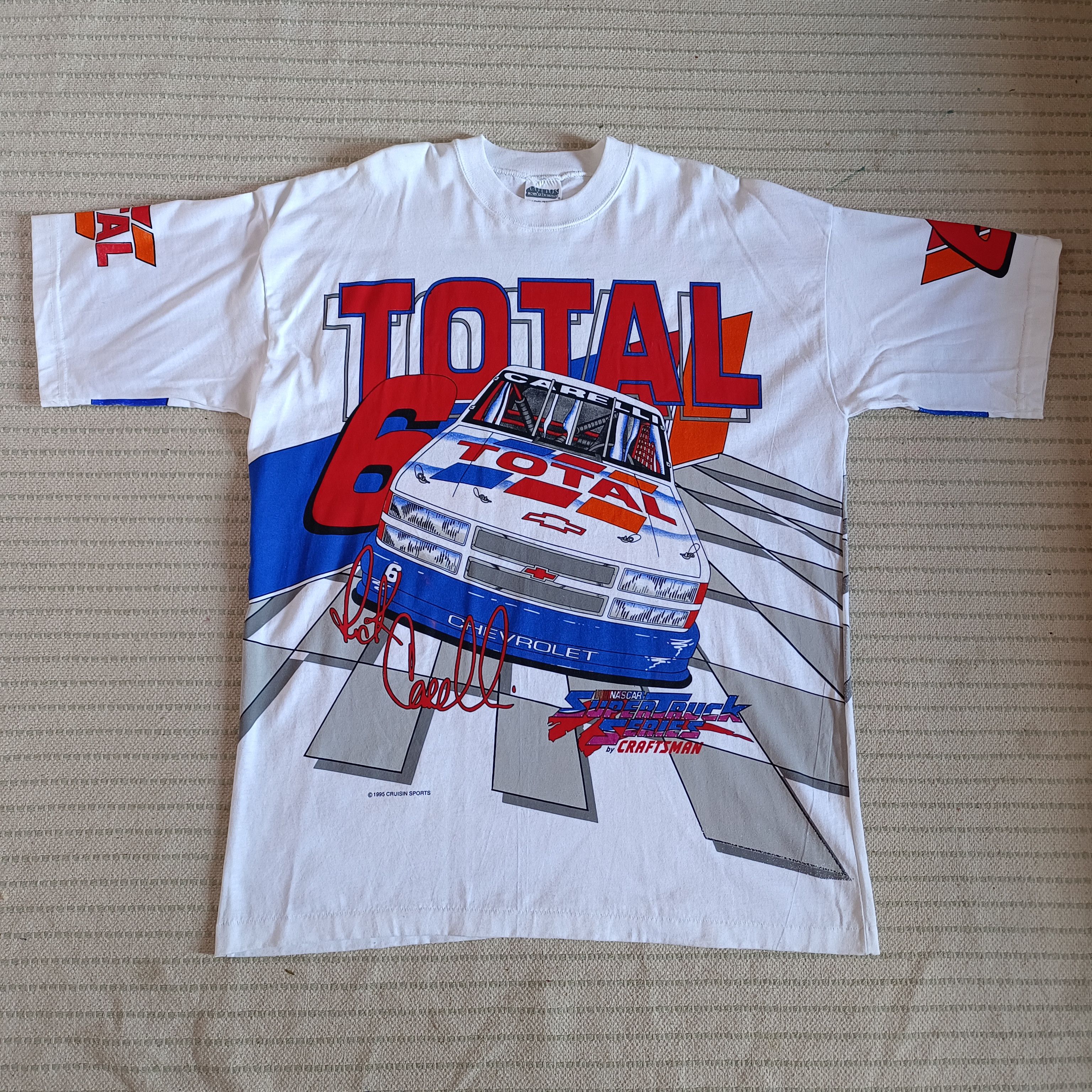 Vintage Vintage 90s Nascar Total AOP T-shirt | Grailed