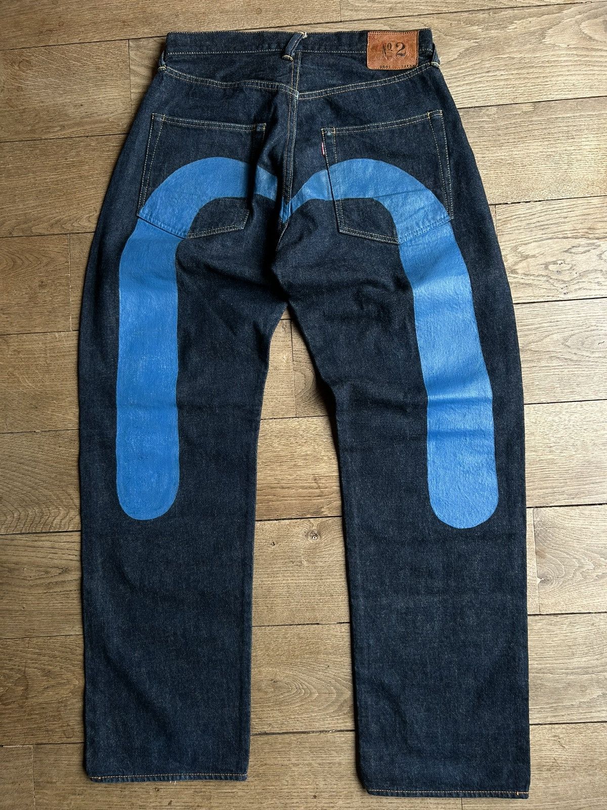 Evisu EVISU X DAICOCK YAMANE JAPAN HANDPAINTED DENIM | Grailed