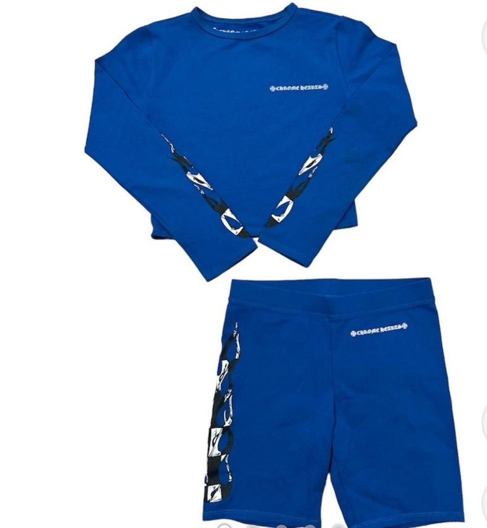 Chrome Hearts Chrome Hearts Blue Mattyboy Tracksuit | Grailed