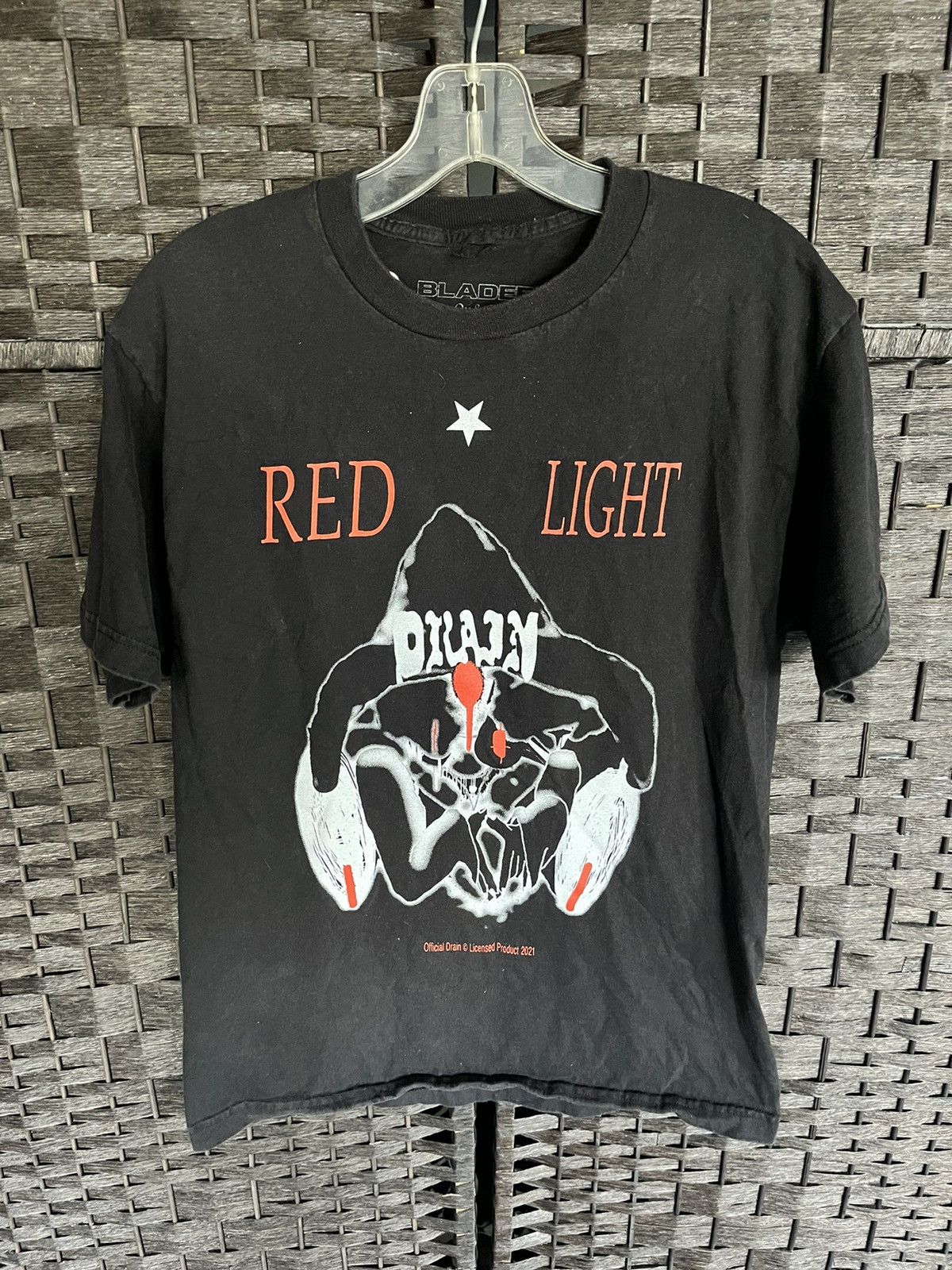 Sad Boys Bladee Red Light T-Shirt Black | M | Grailed