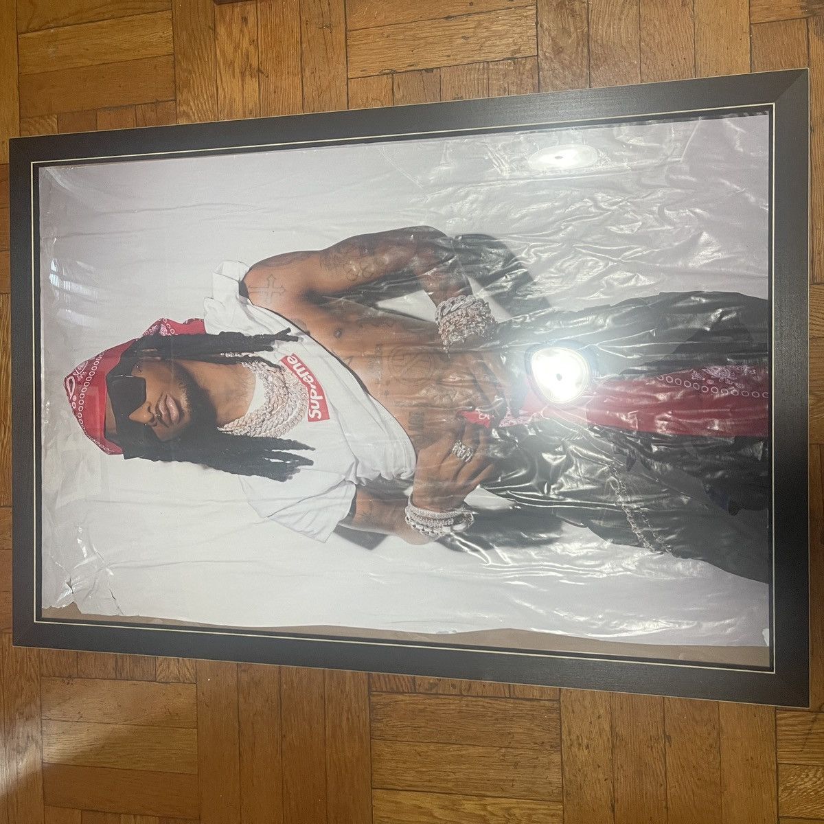 Supreme Playboi Carti Box Logo Supreme Poster 2025 | Grailed