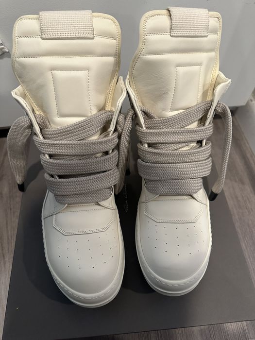 Rick Owens Rick Owens Jumbo Lace Geobaskets Milk Size 42 | Grailed