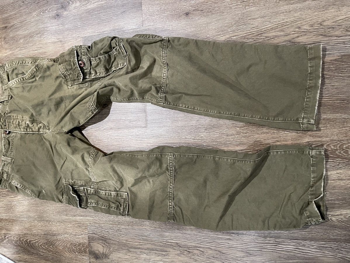 Vintage Green washed Cargo Pants | Grailed