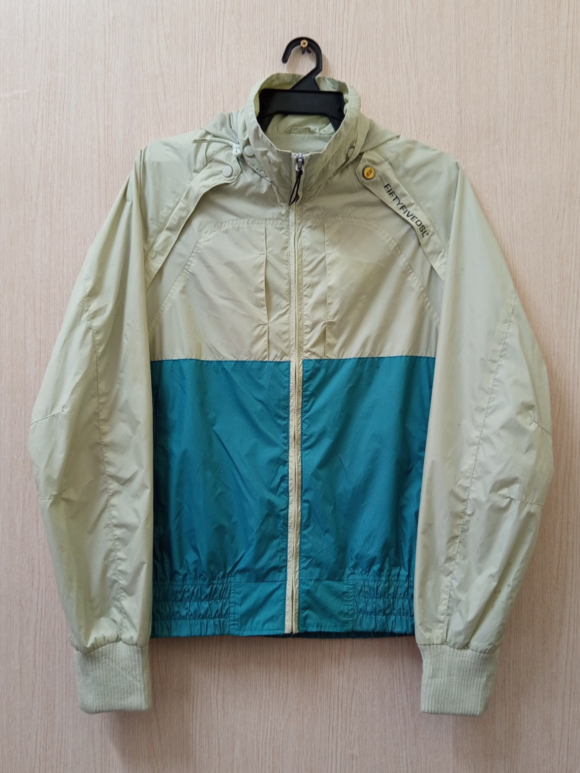55 Dsl × Italian Designers 55DSL Zipper Windbreaker Jacket | Grailed