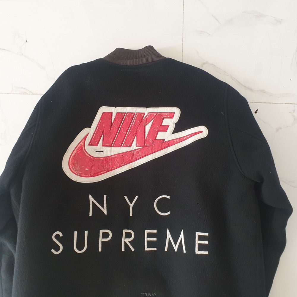Supreme Supreme x Nike Varsity Jacket | Grailed
