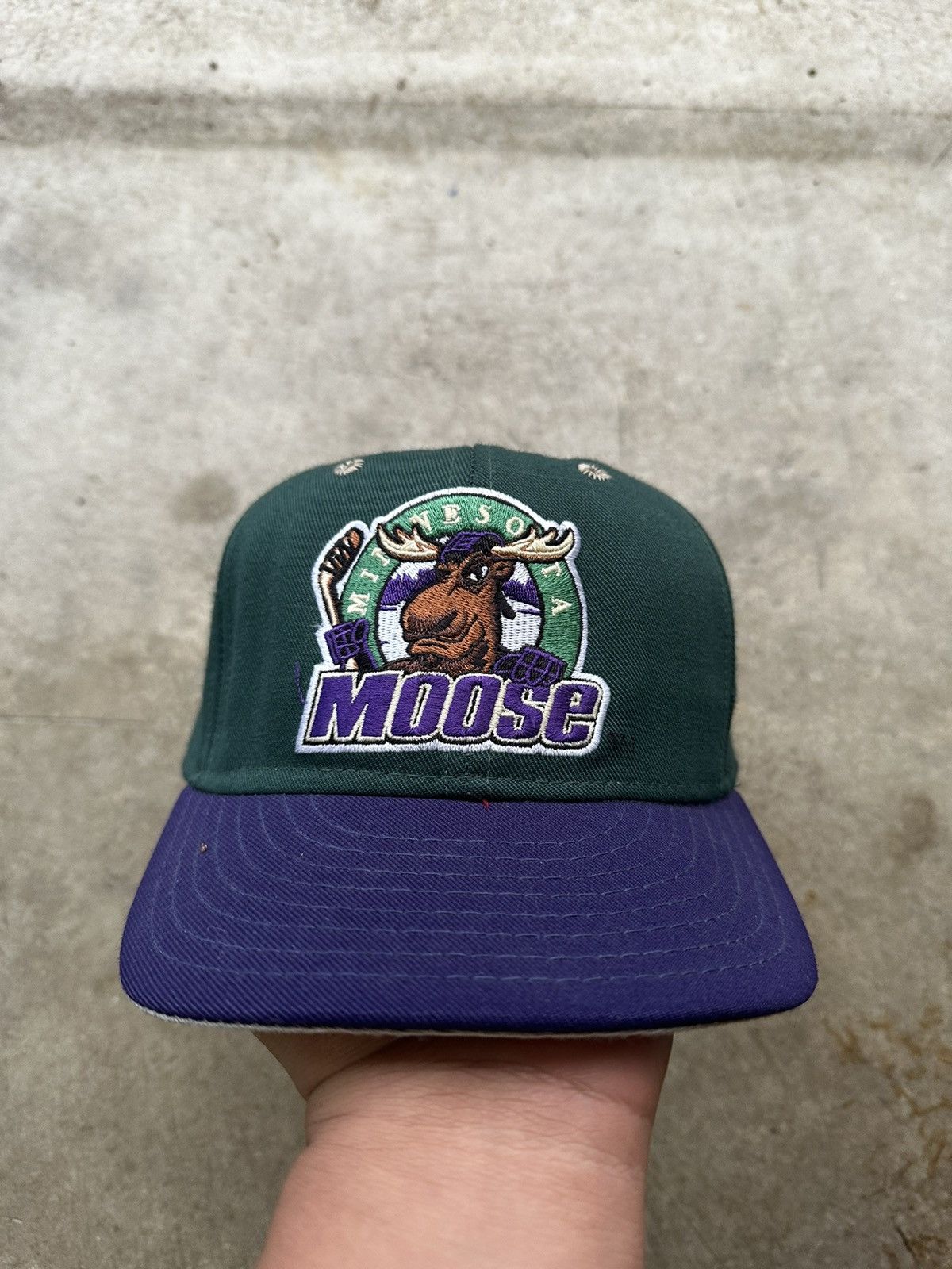 Vintage 90’s Minnesota Moose Hockey Hat | Grailed