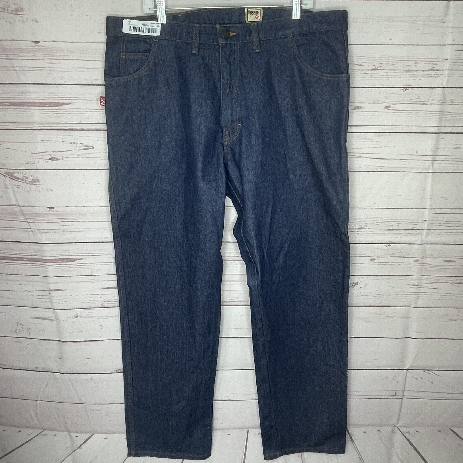 Vintage Reed FR Mens 40x34 Blue Denim Flame Resistant Work Jeans Cat 2 ...