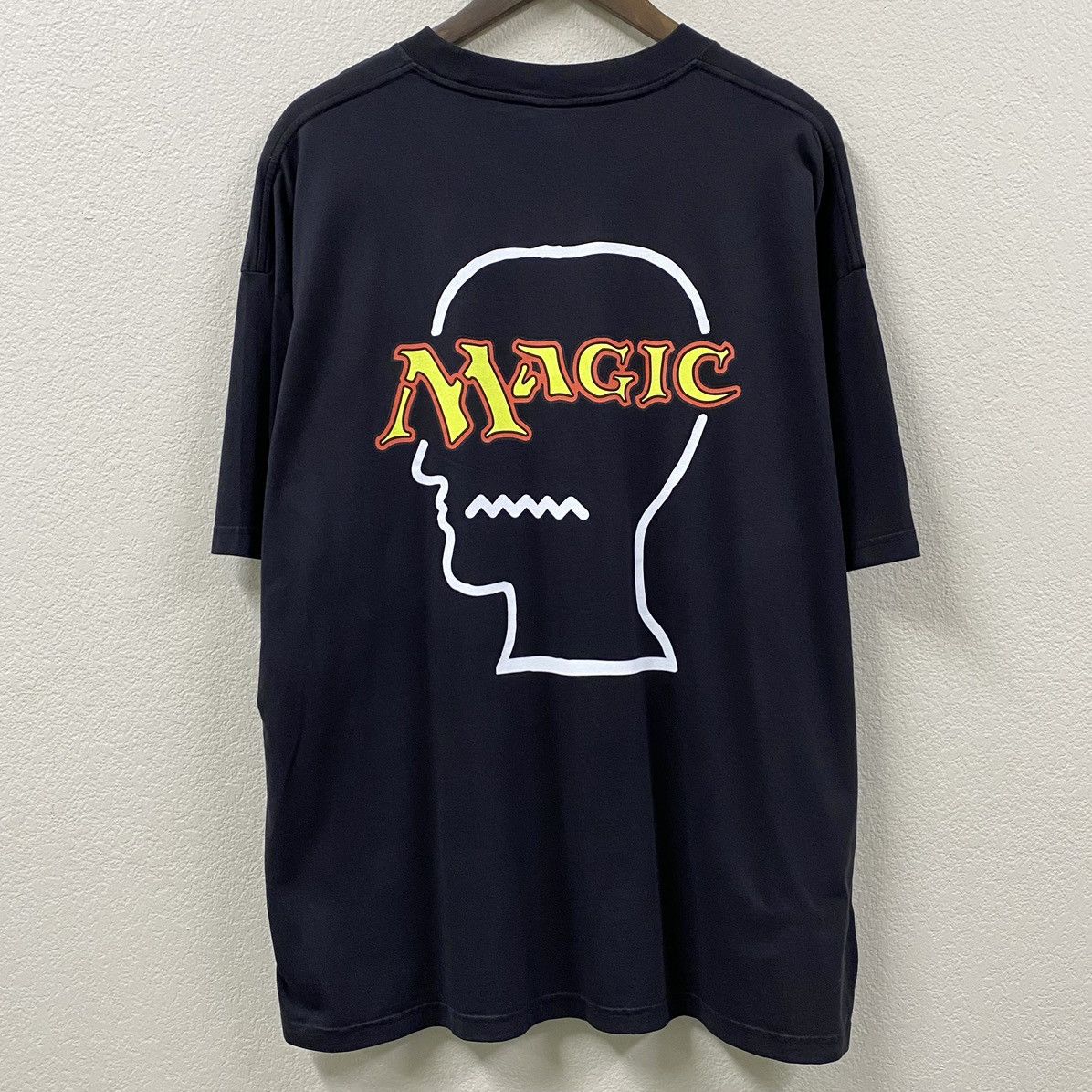 Brain Dead 2022 ‘MAGIC: THE GATHERING’ MAGIC LOGO BLACK T-SHIRT (XL ...