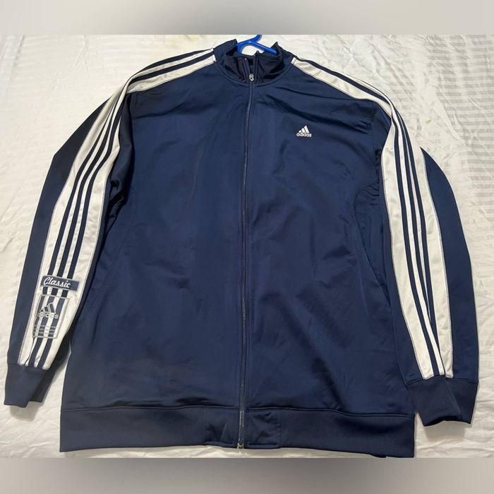 Adidas Adidas CLASSIC Track Suit Navy Jacket Men 90s Mens 4XT RARE ...