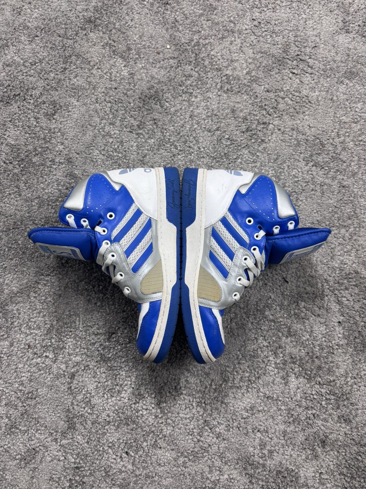 Adidas × Jeremy Scott 2010 JS New York license plate size 10US | Grailed