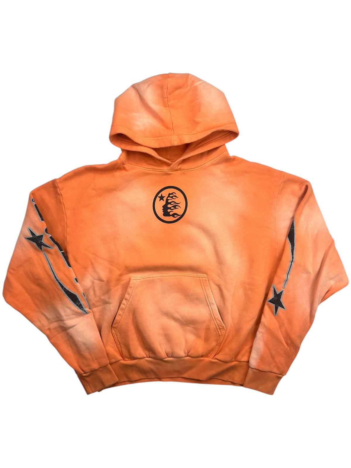 HELLSTAR Hellstar Fire Orange Hoodie | Grailed