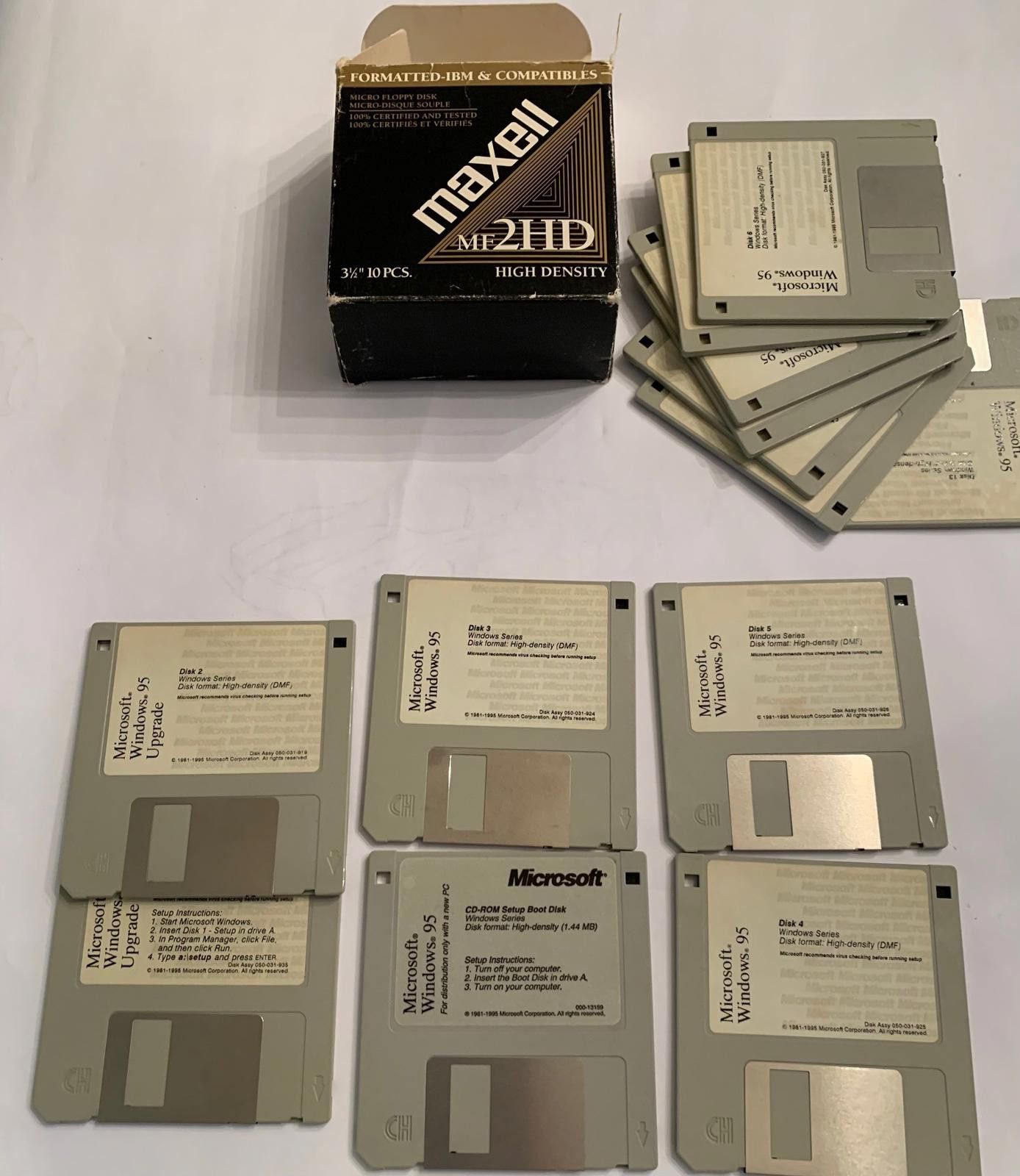 Microsoft Windows 95 Upgrade Diskettes w/ Activation Codes | Grailed