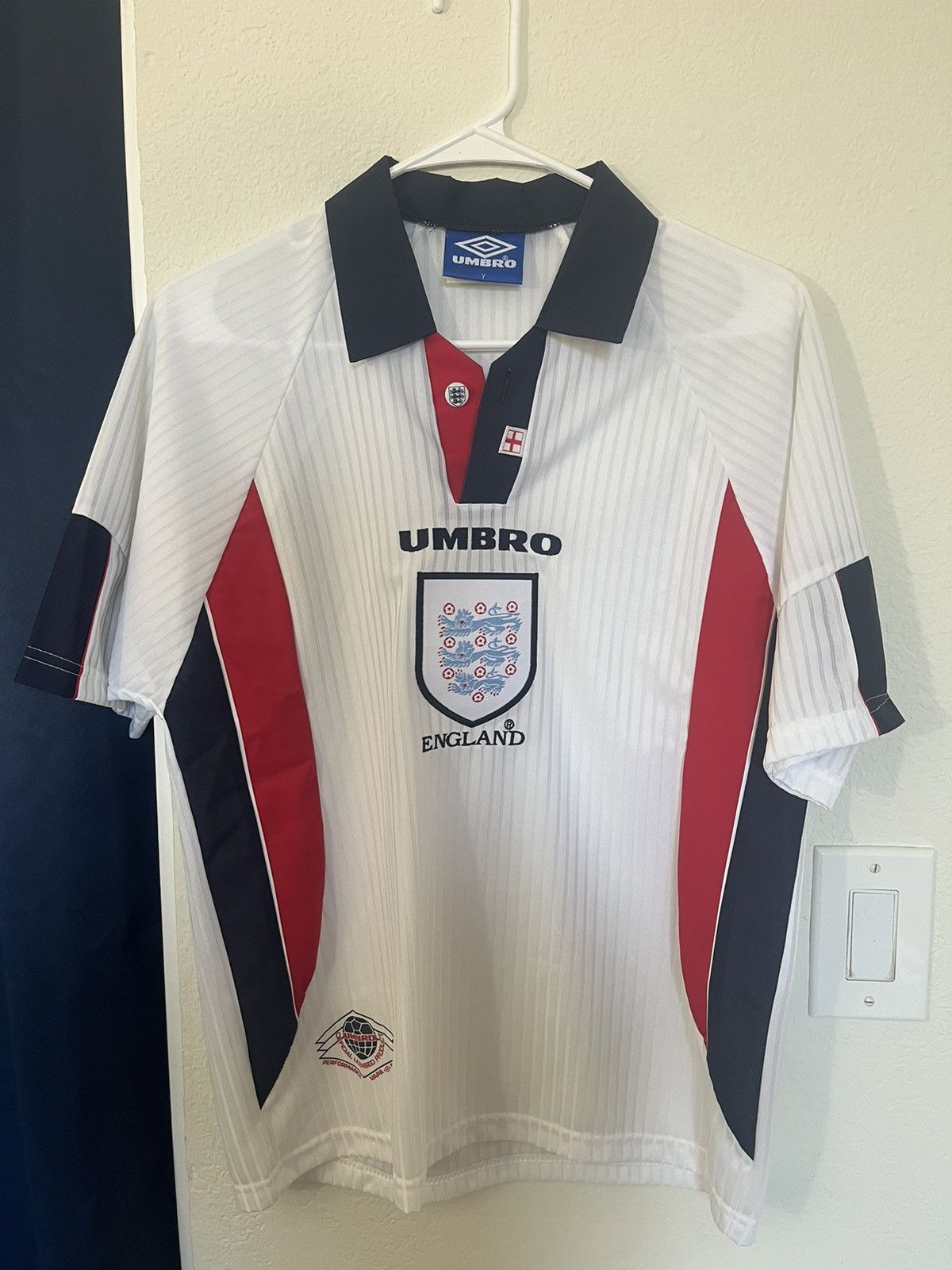 Umbro England Vintage National Umbro 1998 Soccer Jersey Football | Grailed