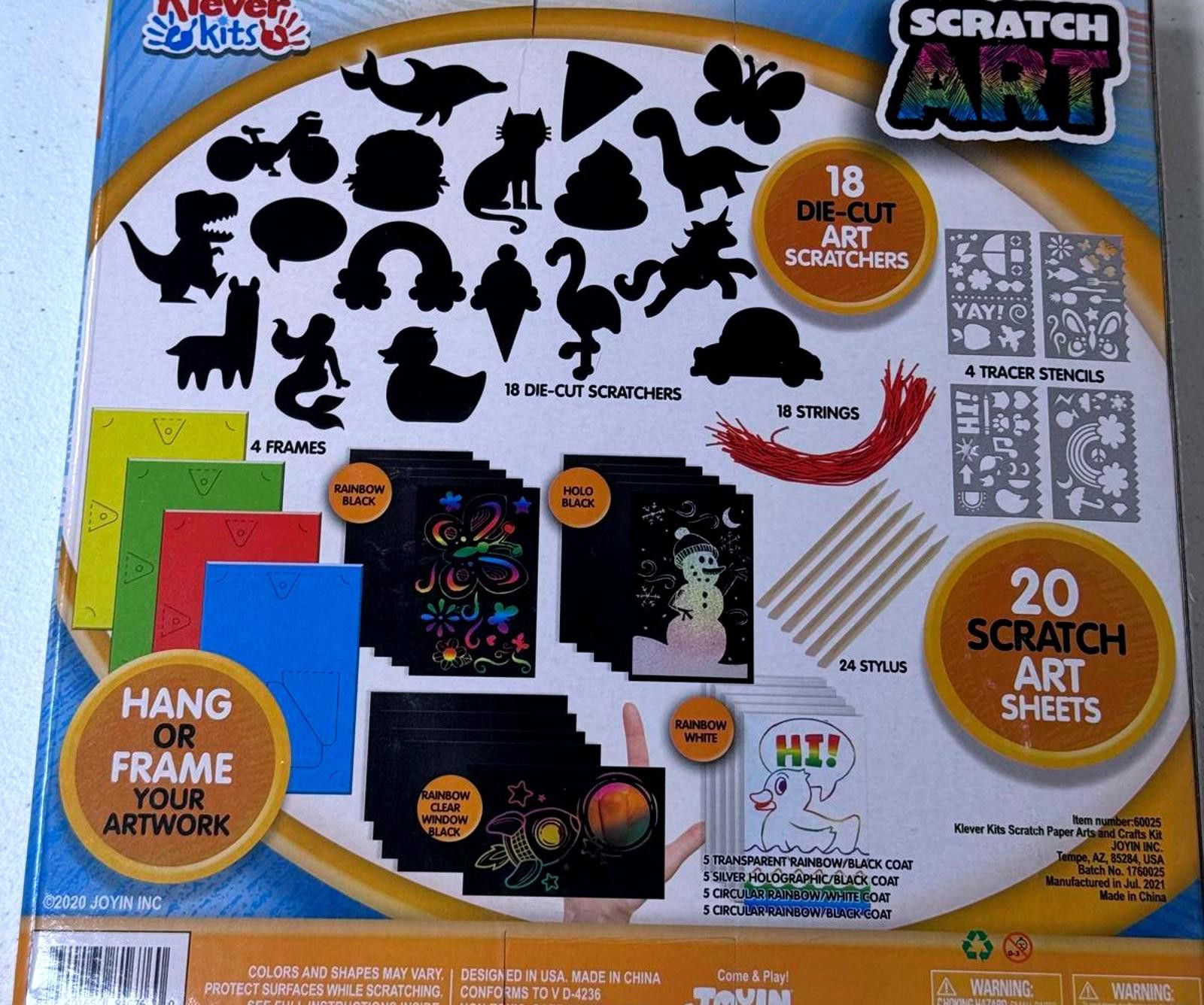 Designer Klever Kits Scratch Art Set - Complete Craft Kit | Grailed