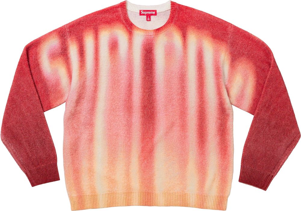 Supreme Blurred Logo Sweater | Grailed