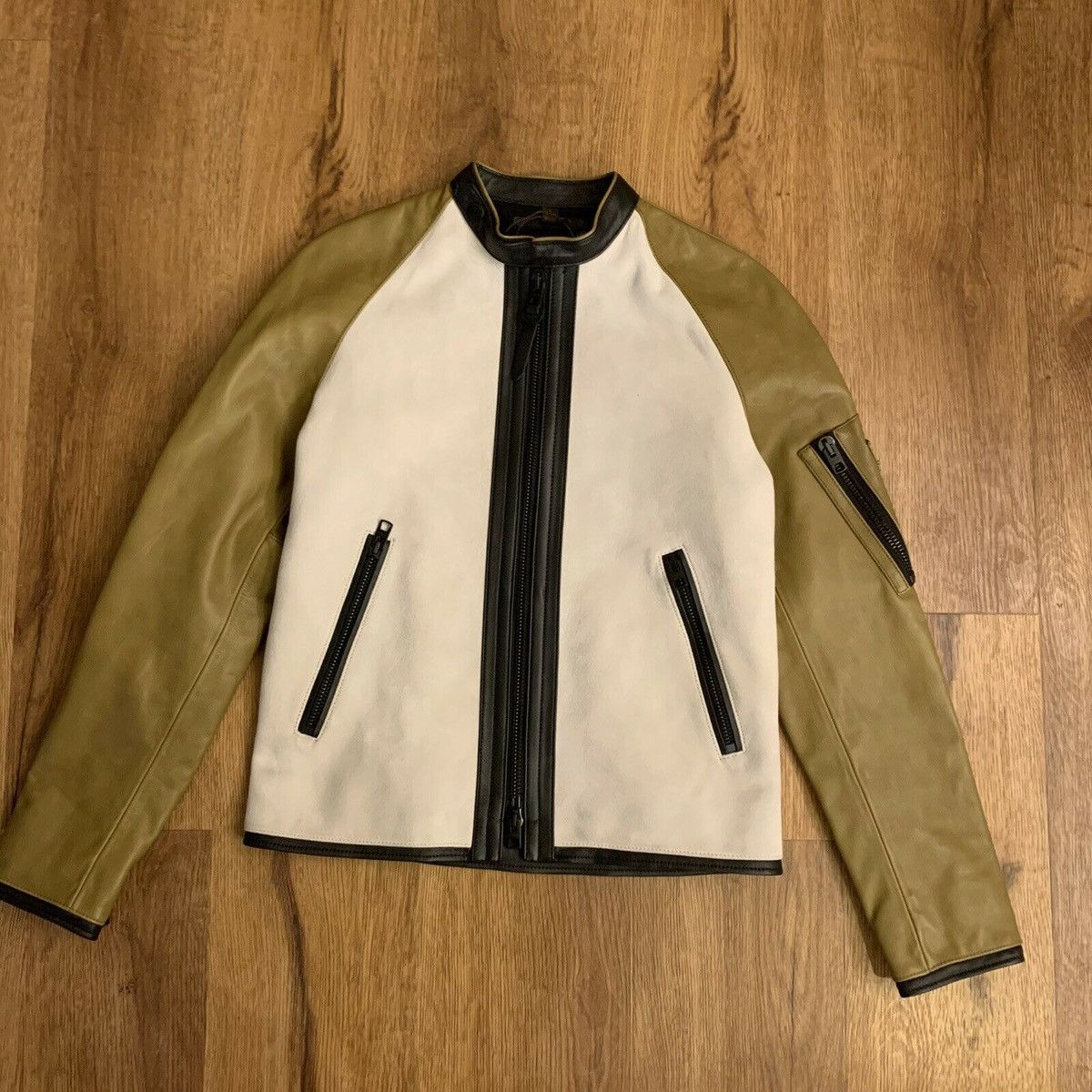 Coach COACH Jacket Men's S Brown Racy Zip Racer Leather Bomber | Grailed